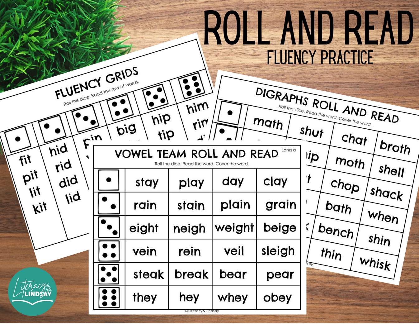 Roll & Read - Phonics Skills – Literacy and Lindsay