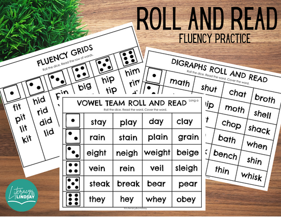 Blending Lines and Roll & Read Set – Literacy and Lindsay