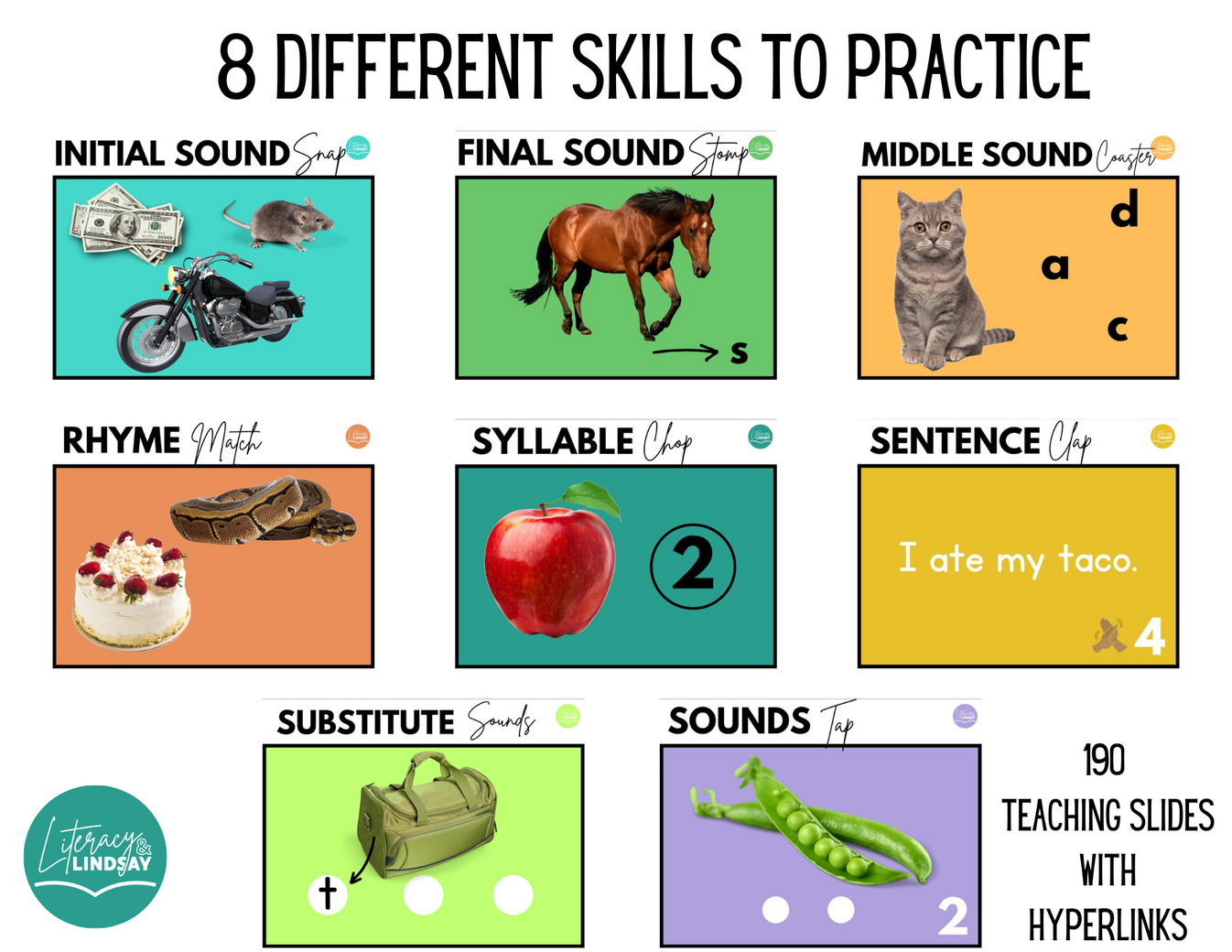 Phonological Awareness Warm Up SET 1 - Teacher Slides – Literacy and ...